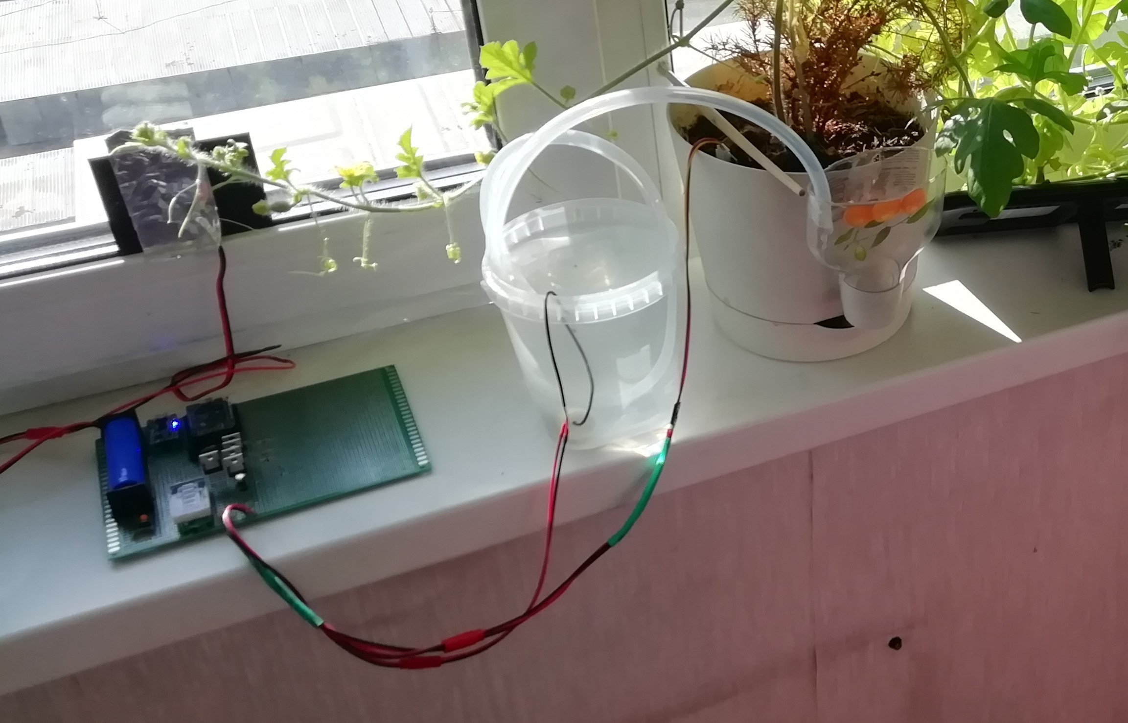 Automatic plant watering and collecting soil moisture data, a simple ...